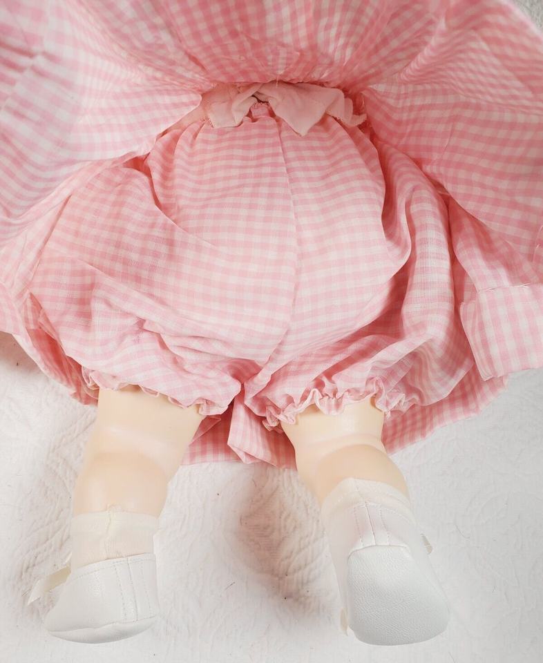 VTG NEW MADAME ALEXANDER Brunette BABY SISTER 20" Baby Vinyl DOLL ...