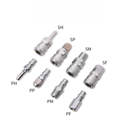 Pneumatic C-type quick coupling Quick Connector Coupling Air Compressor ...
