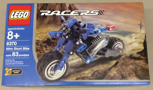 LEGO Racers 8370 Nitro Stunt Bike NEW! Race Motorcycle Pull-Back Motor ...