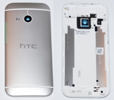 Htc One Mini 2 M5 Rear Cover Backcover Buttons NFC Glacier Silver | eBay