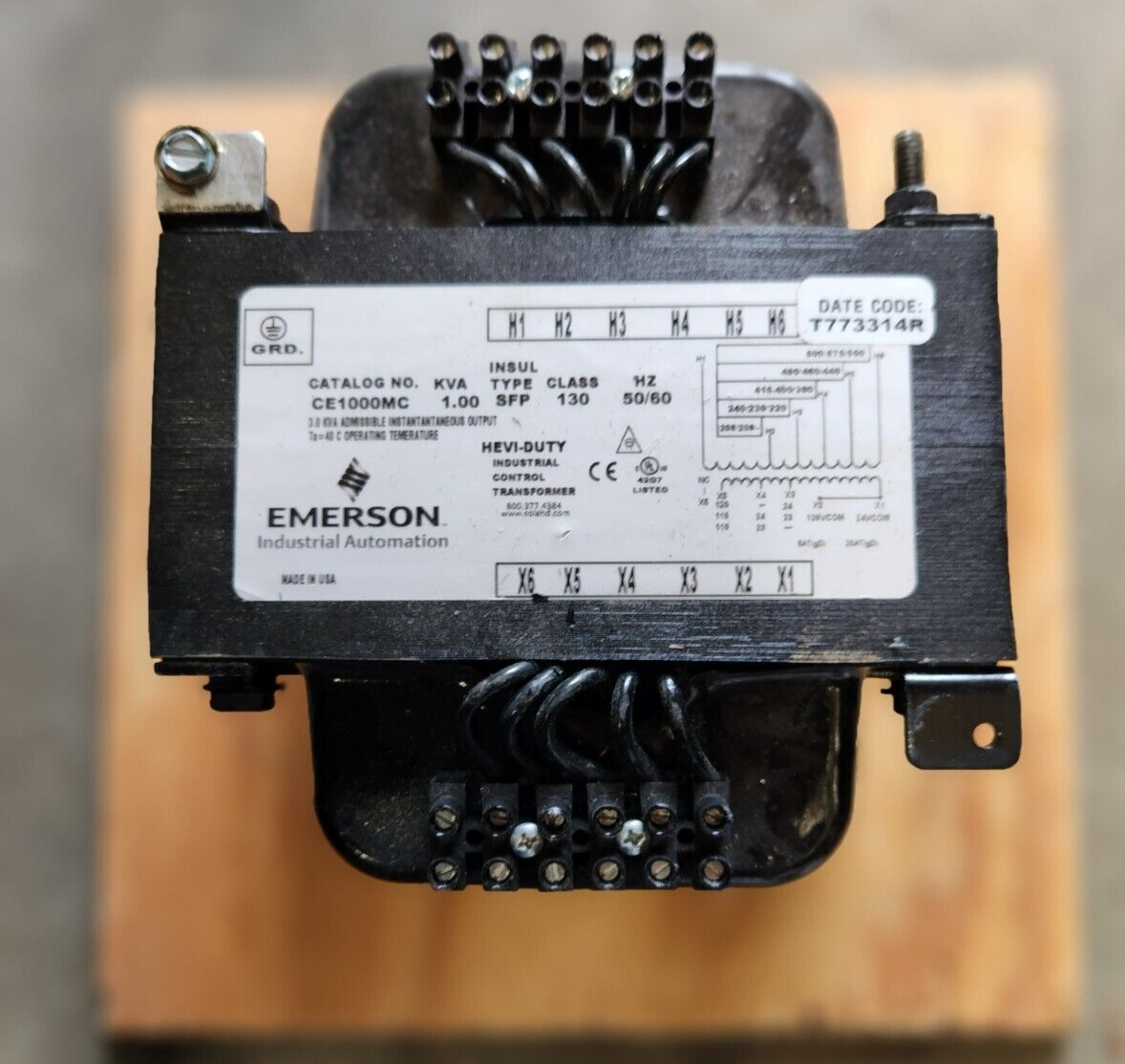 EMERSON SOLA CE1000MC TRANSFORMER (133950 - ) for sale online | eBay