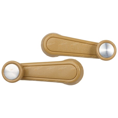 Front or Rear Brown Window Crank Handles Pair for Hilux LN65 YN65 YN67 ...