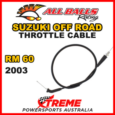 ALL BALLS 45-1204 For Suzuki THROTTLE CABLE RM60 RM 60 2003 DIRT BIKE ...