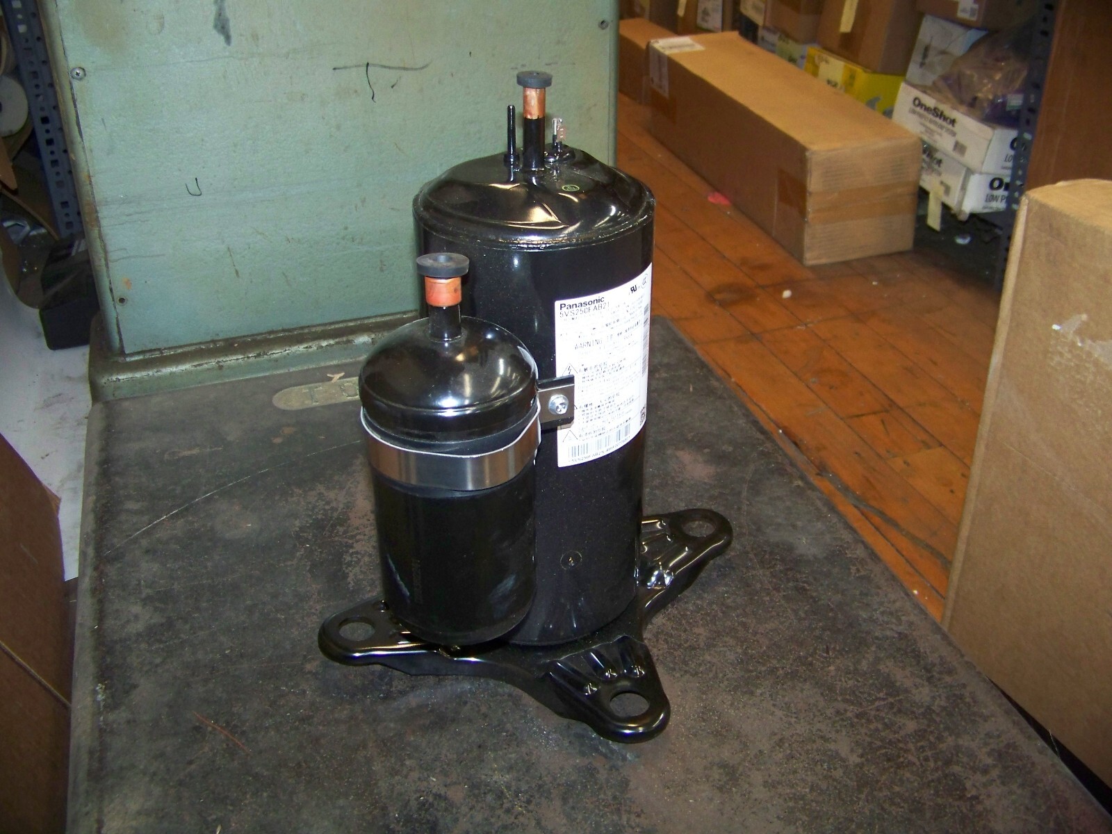 Panasonic Thermally Protected R410A A/C Compressor 1 Ph 208-230V LRA55 ...