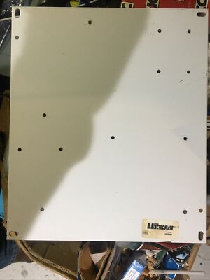 RITTAL ELECTROMATE E-14P12 PANEL BACK PLATE 10-7/8” C 12-7/8” White ...