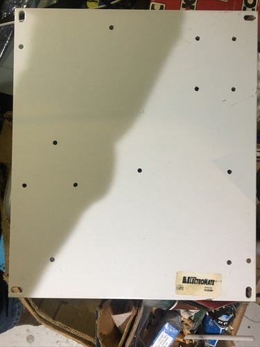 RITTAL ELECTROMATE E-14P12 PANEL BACK PLATE 10-7/8” C 12-7/8” White ...