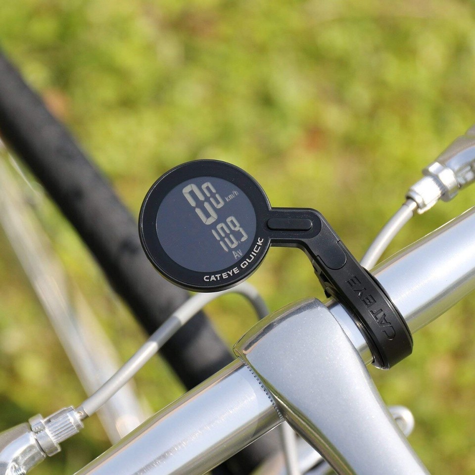 CATEYE CC-RS100W QUICK Analog Wireless Cycle Computer Black NEW from ...