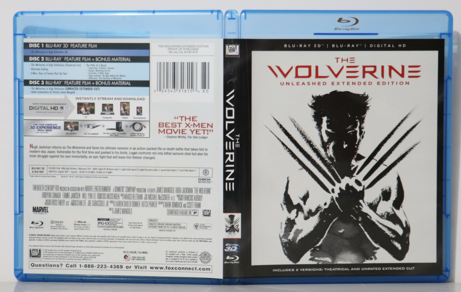 The Wolverine (Blu-ray, 2013) for sale online | eBay