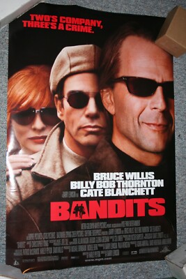 BANDITS Original DS 2001 27x41 Movie Poster BRUCE WILLIS BILLY BOB ...