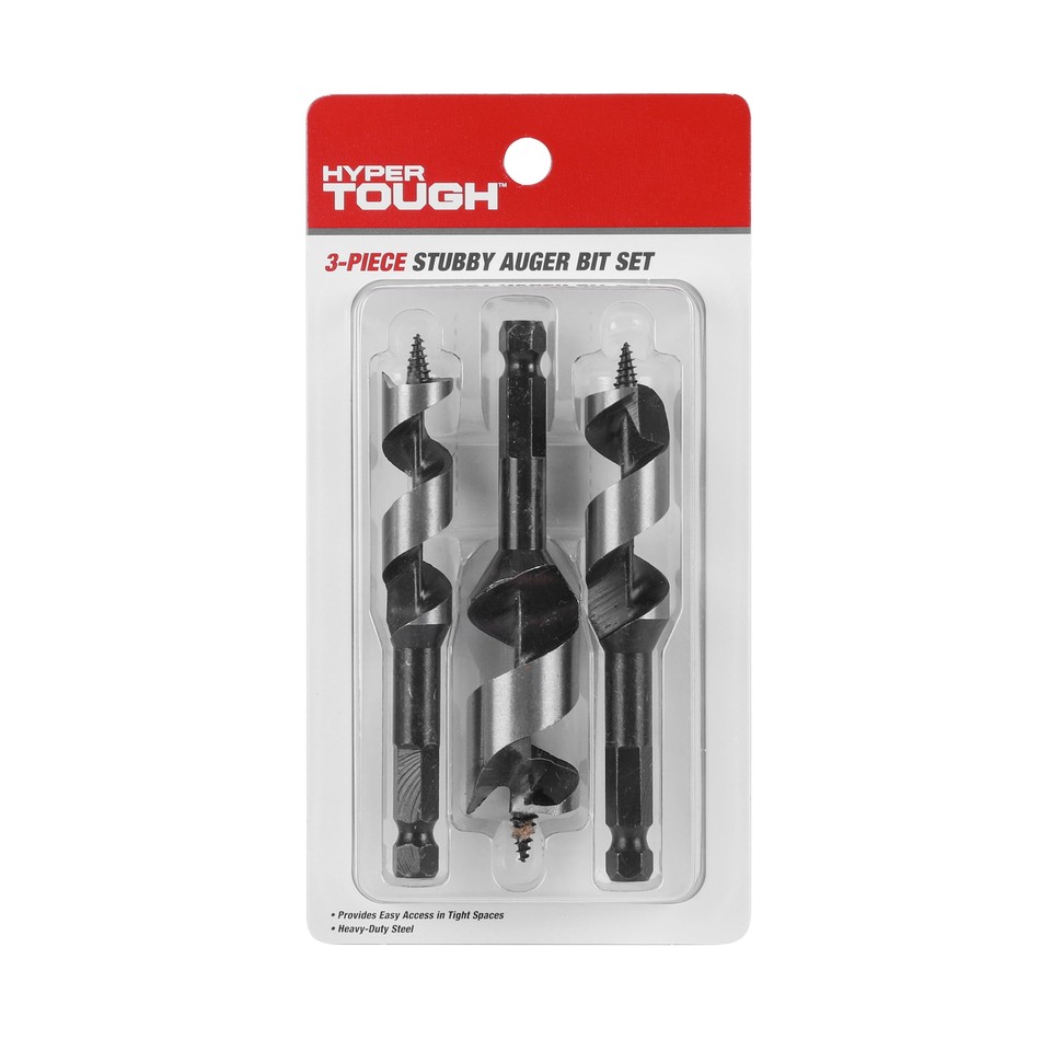 Durable 3-Piece Auger Bit Set, 42965, for Wood Drilling | eBay