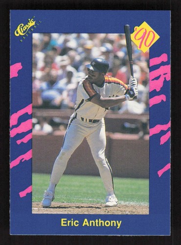 1990 Classic Blue #70 Eric Anthony Houston Astros | eBay
