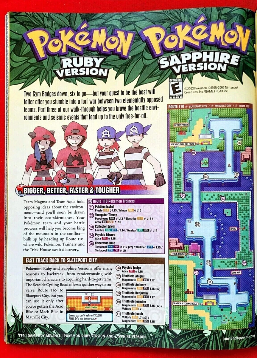 Pokemon Trainer Ruby Team