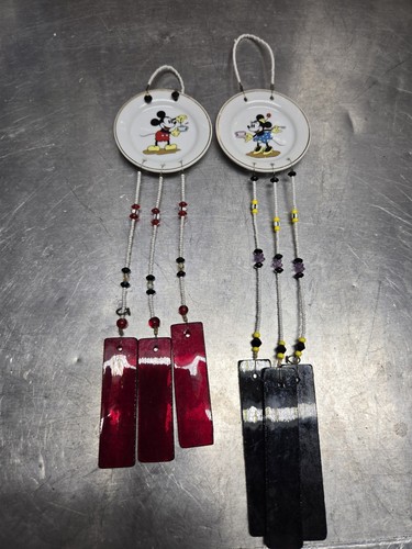 Disney Mickey Mouse And Minnie Mouse Vintage Plate Wind Chimes | eBay
