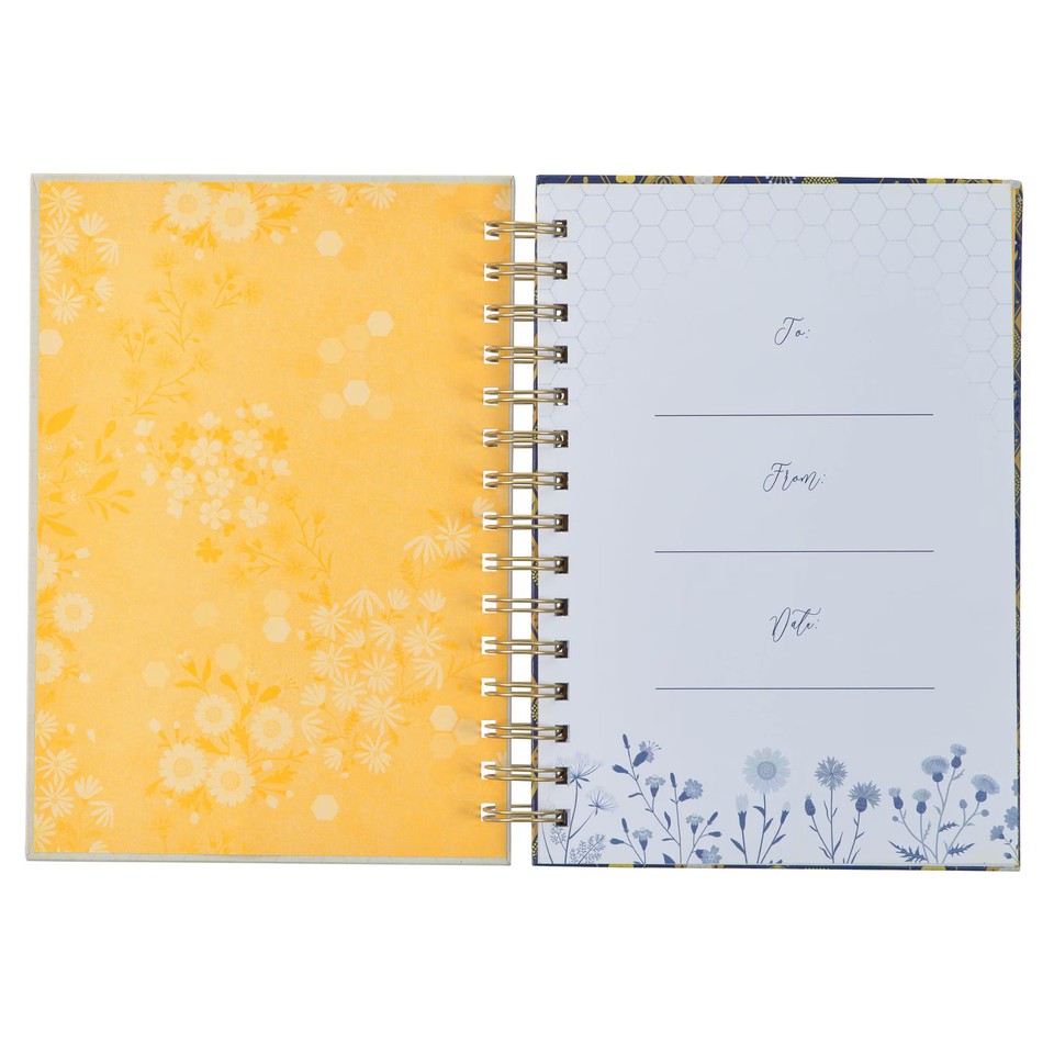 Navy Blue Journal w/Scripture Kind Words Large Bible Verse Notebook ...