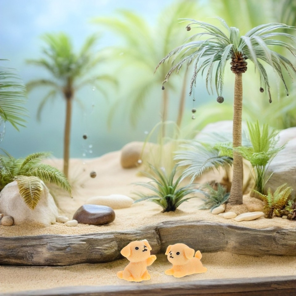 3 Pcs Figurine Decorative Ornaments Cartoon Dashboard Accessories ...