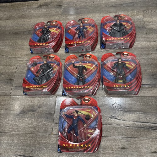 Movie Masters Mattel SUPERMAN MAN OF STEEL LOT, DC COMICS, 2013 , 7 ...