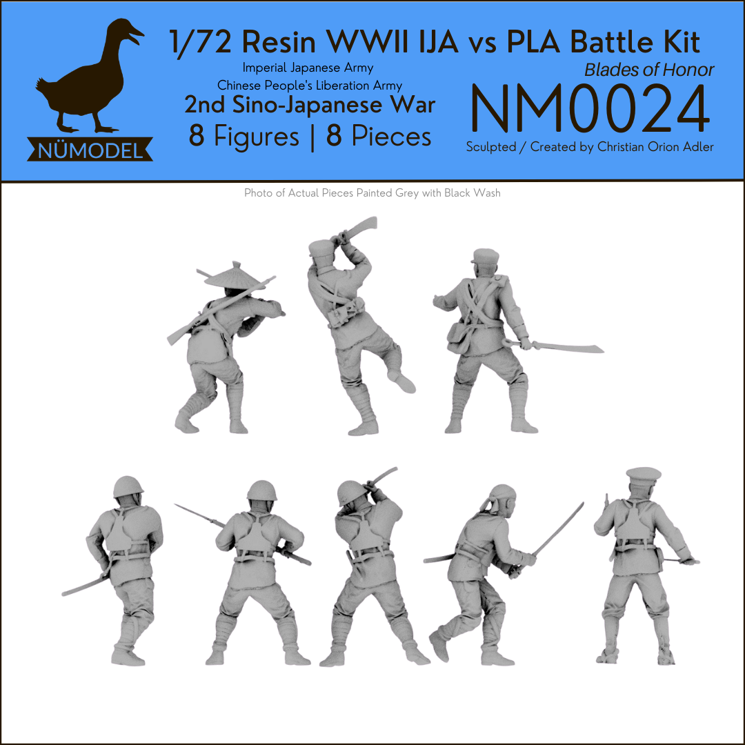 NUMODEL NM0024 | 1/72 Resin WWII IJA vs PLA Battle Kit "Blades of Honor ...