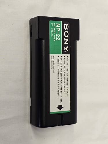 Sony NP-22 Battery Pack 6V 1300 mAh Replacement Battery Genuine FREE ...