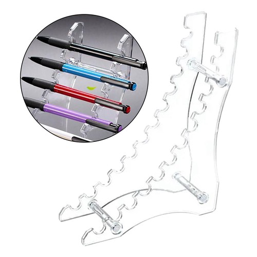 Acrylic Pen Holder Vertical Pen Display Stand for Store Use | eBay ...
