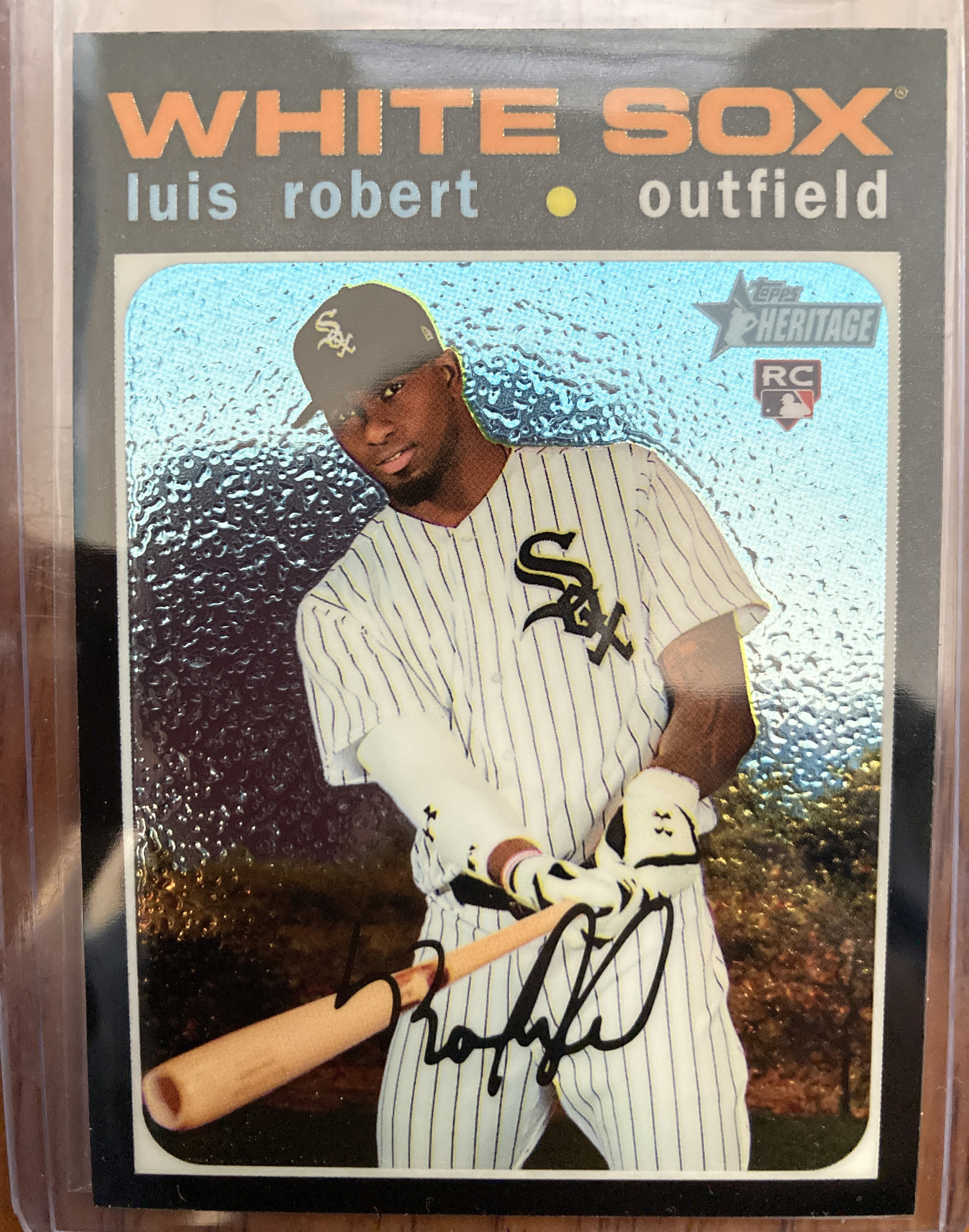 Luis Robert 2020 Topps Heritage Chrome Rookie Card /999 | eBay