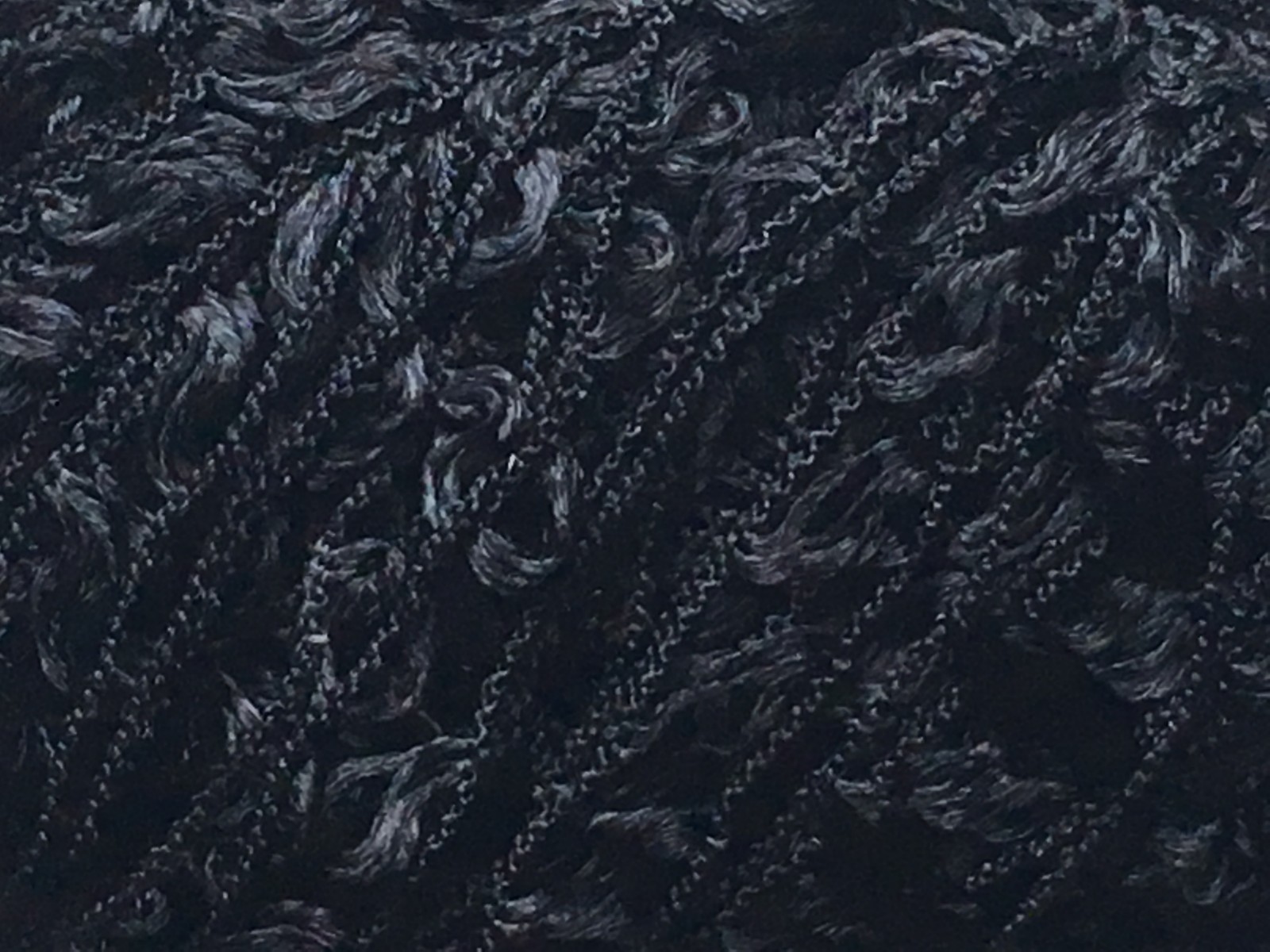 SRK Ranee Ribbon #55 Black Wide Wavy Rung Ladder Yarn 50 Gram 77 Yards ...