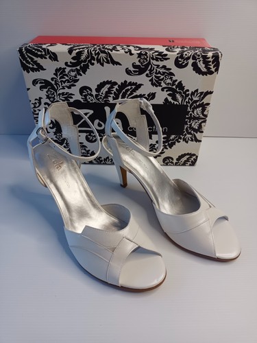 ZOLA Collection - Pearl White Leather High Heels - New in Box - RRP ...