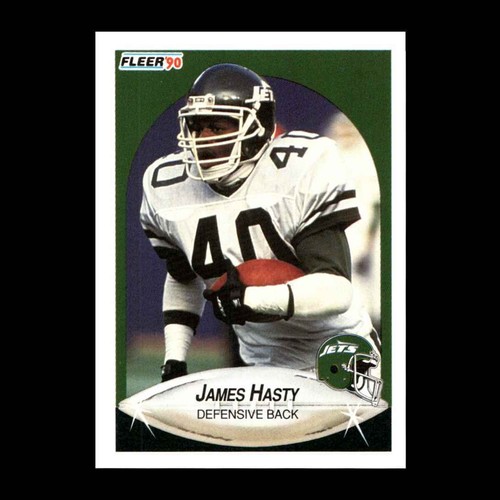 James Hasty 1990 Fleer New York Jets #361 R325D 63 | eBay