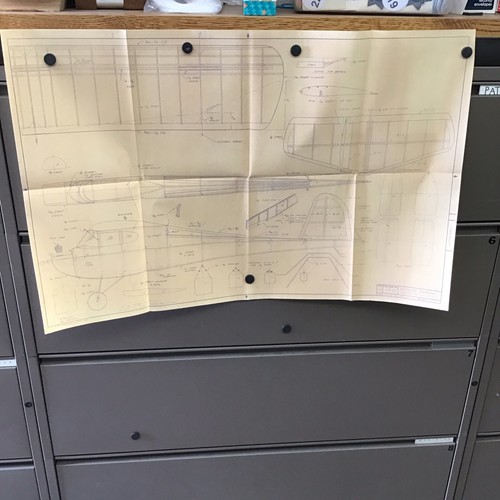 "Buzzard Bombshell" Template RC Plane Model Design FULL SCALE PLANS LL5 ...