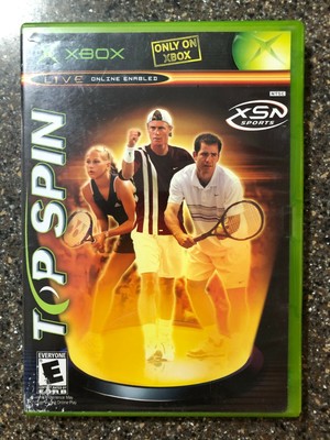 Top Spin - Xbox Original - XSN Sports Tennis Game - Complete - Tested ...