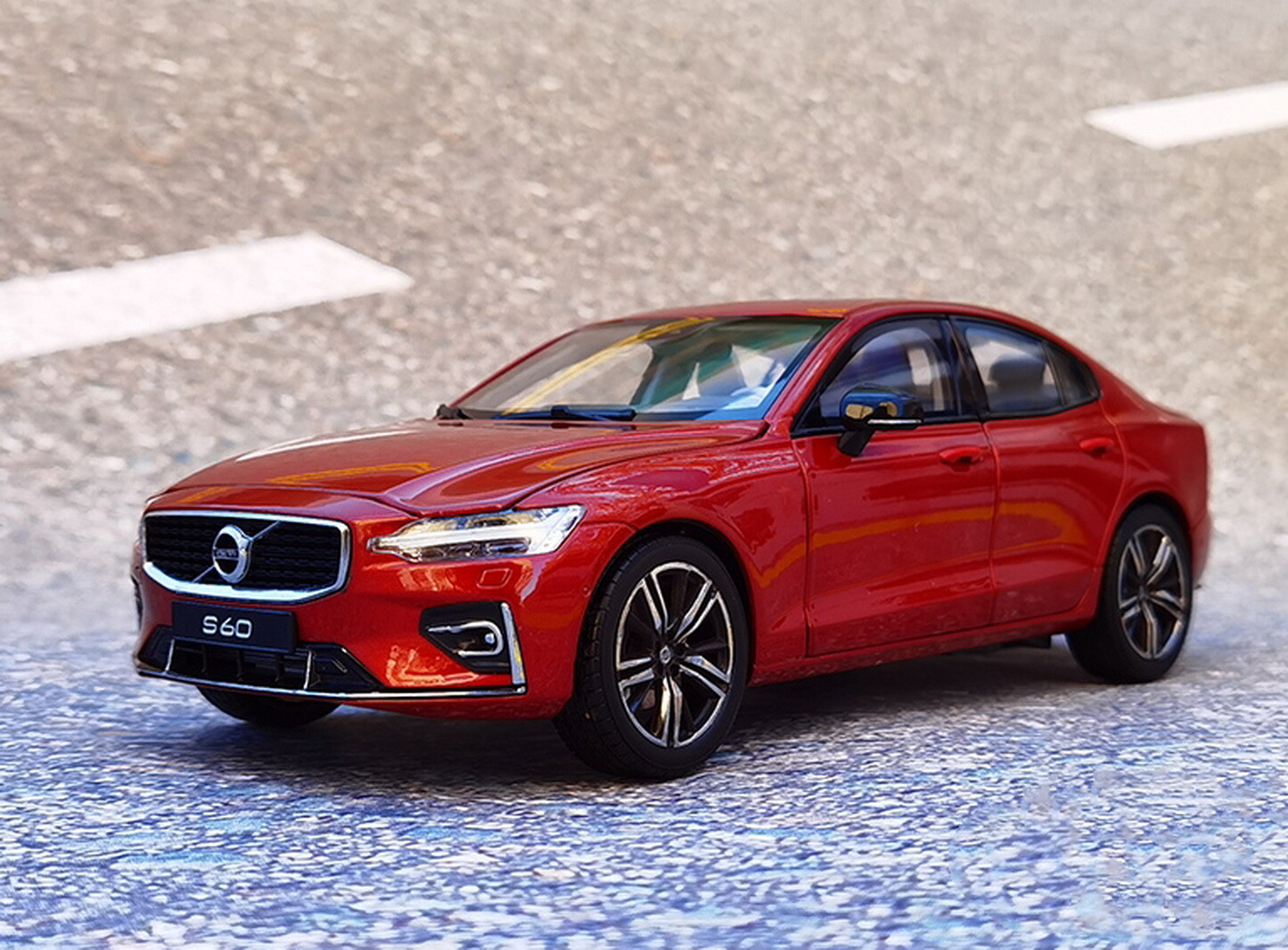 1/18 Scale Volvo S60 2020 Red Diecast Car Model Toy Collection Gift in ...