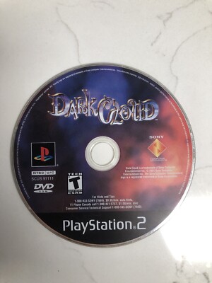 🔥Sony PlayStation 2 PS2 Disc Only TESTED Dark Cloud 2001 Black Label ...