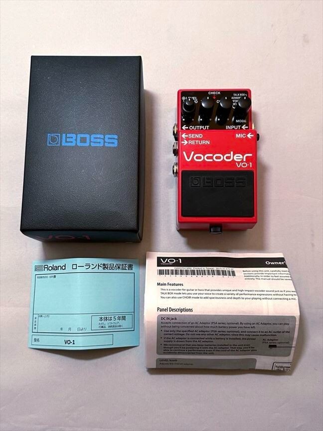 BOSS VO-1 Vocoder Guitar Effects Pedal | eBay