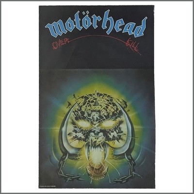 Motorhead Overkill 1979 Promotional Poster (UK) | eBay UK