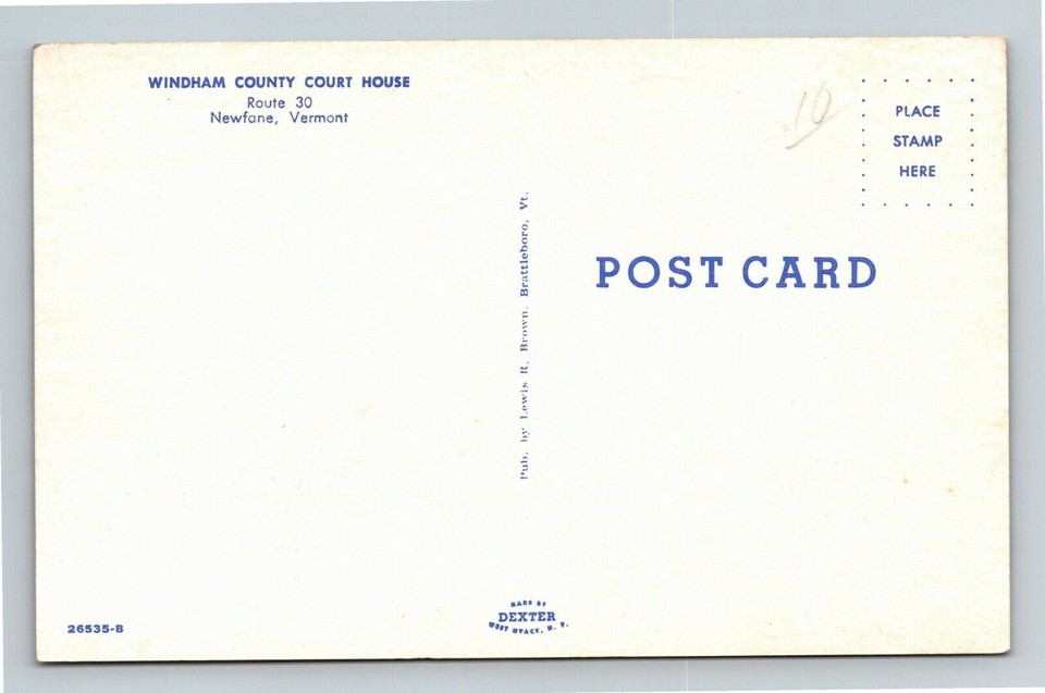 Newfane VT, Historic Windham County Court House Belfry, Vermont Vintage ...