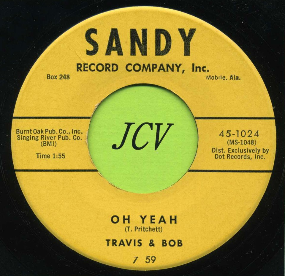 TRAVIS AND BOB Oh Yeah / Lover's Rendezvous ROCKABILLY 45 RPM RECORD | eBay