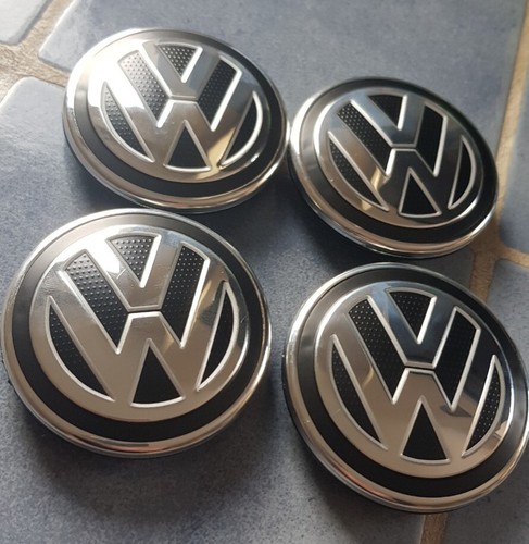 VOLKSWAGEN Alloy Wheel Centre Caps x4 65mm OEM 5H0601171 | 5G0601171 ...