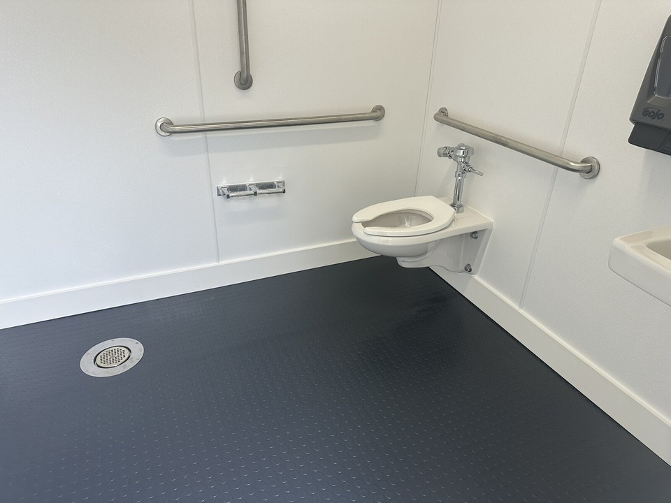 Restroom shipping container Conex Portable bathroom | eBay