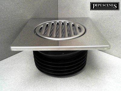 Wet Room Wet Floor Shower Gully All in One Trap and Waste Waterless ...