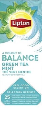 Lipton Balance Green Tea Mint (6 x 25 Beutel) | eBay