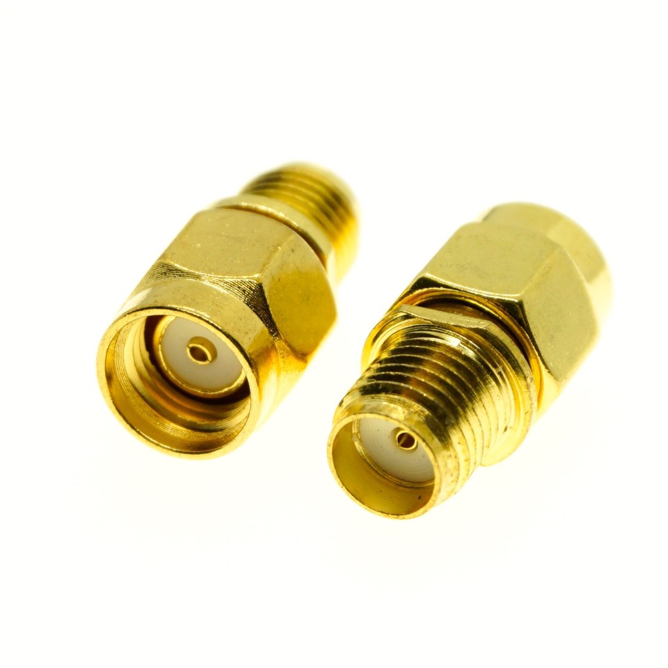 1Pcs SMA RP-SMA Male Female To SMA Plug Jack RF Coax Coaxial Connector ...