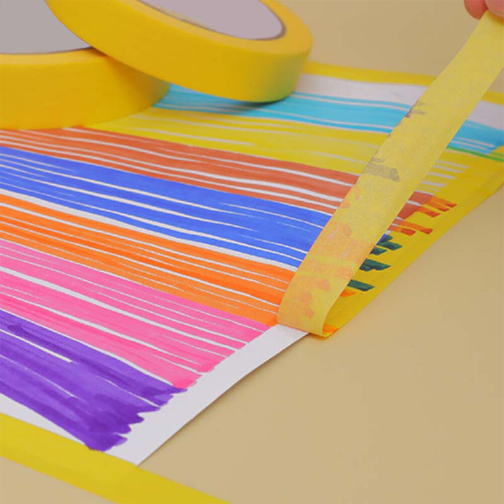 9pcs Kids Painting Masking Tapes Craft DIY Household Labeling Writable ...