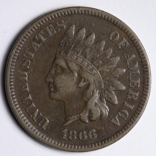 1866 Indian Head Cent Penny XF E118 TRPM | eBay