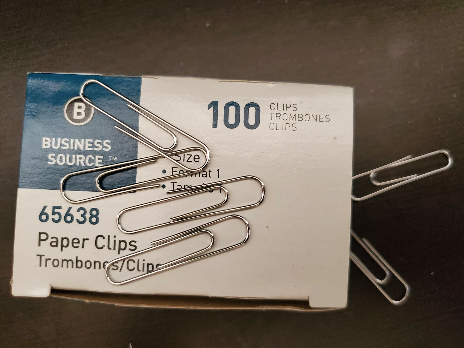 3 Box +1 Business Source Paper Clip - No. 1 - box 100 - Silver ...