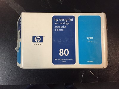 HP80 HP 80 INK Cartridge for HP DesignJet 1055 1050 1 x Cyan 1 x ...