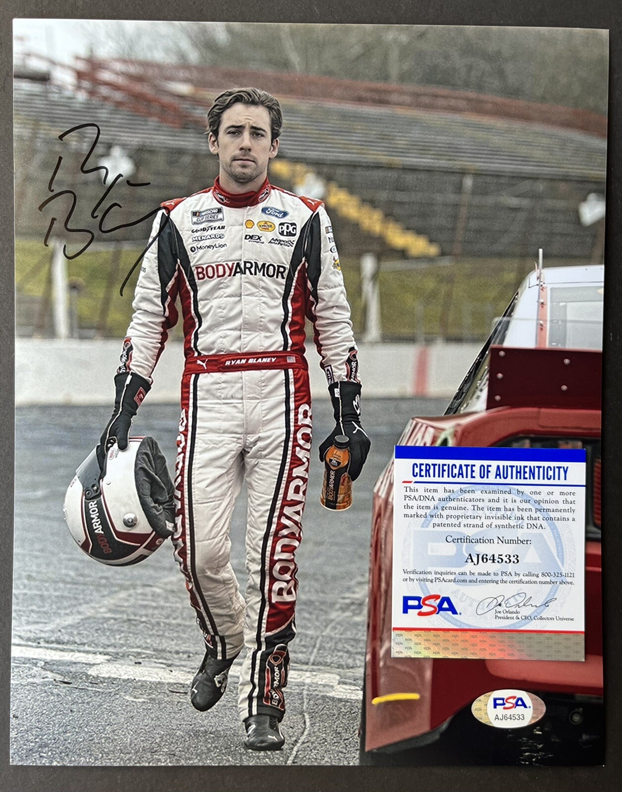 ryan blaney signed autographed 8 x 10 photo psa cert coa nascar | eBay