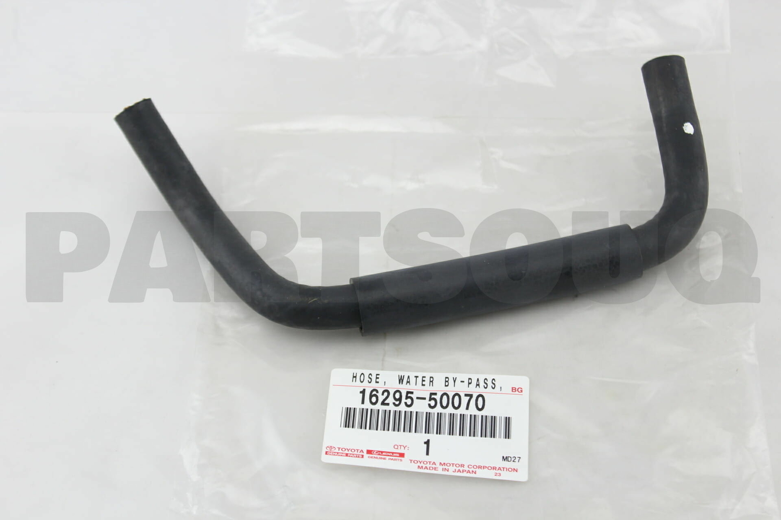 1629550070 Genuine Toyota HOSE, WATER BY-PASS, NO.7 16295-50070 | eBay