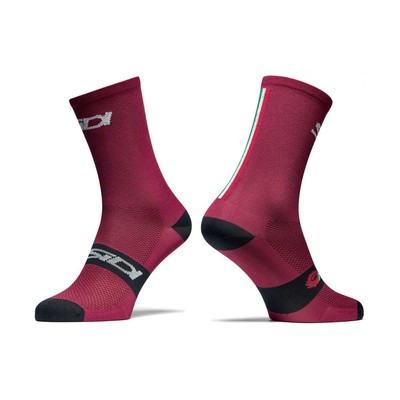 Sidi Trace Socks 44/46 Burgundy/Black | eBay