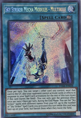 A832 YUGIOH SPELL CARD SKY STRIKER MECHA MODULES - MULTIROLE DASA-EN038 ...