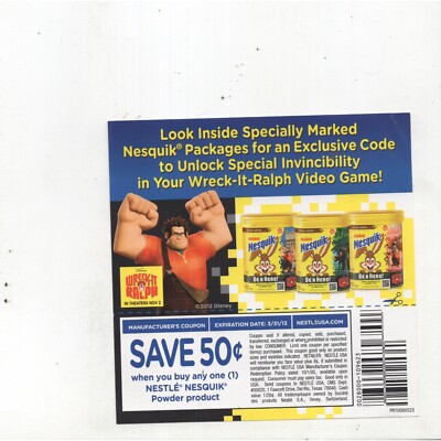 Wreck it Ralph Nintendo DS ADVERT INSERT ONLY Authentic | eBay