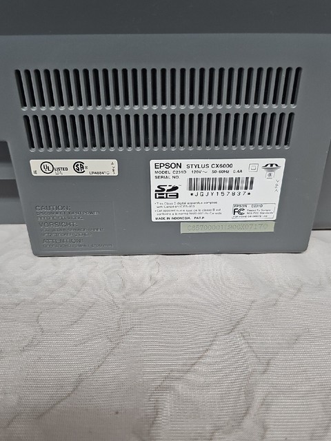 Epson Stylus CX6000 All-In-One Inkjet Printer for sale online | eBay